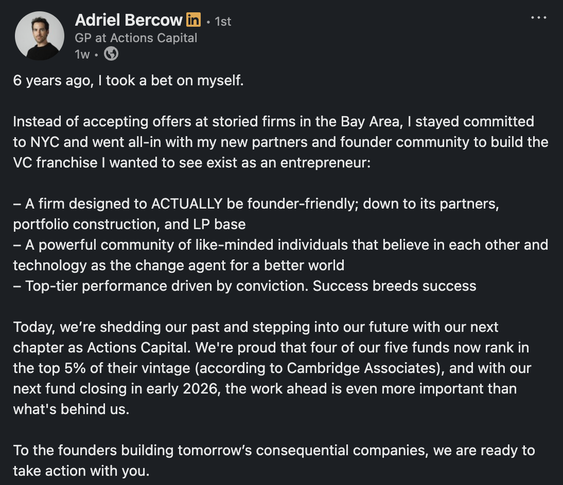 Actions Capital | Pre-Seed Venture Capital